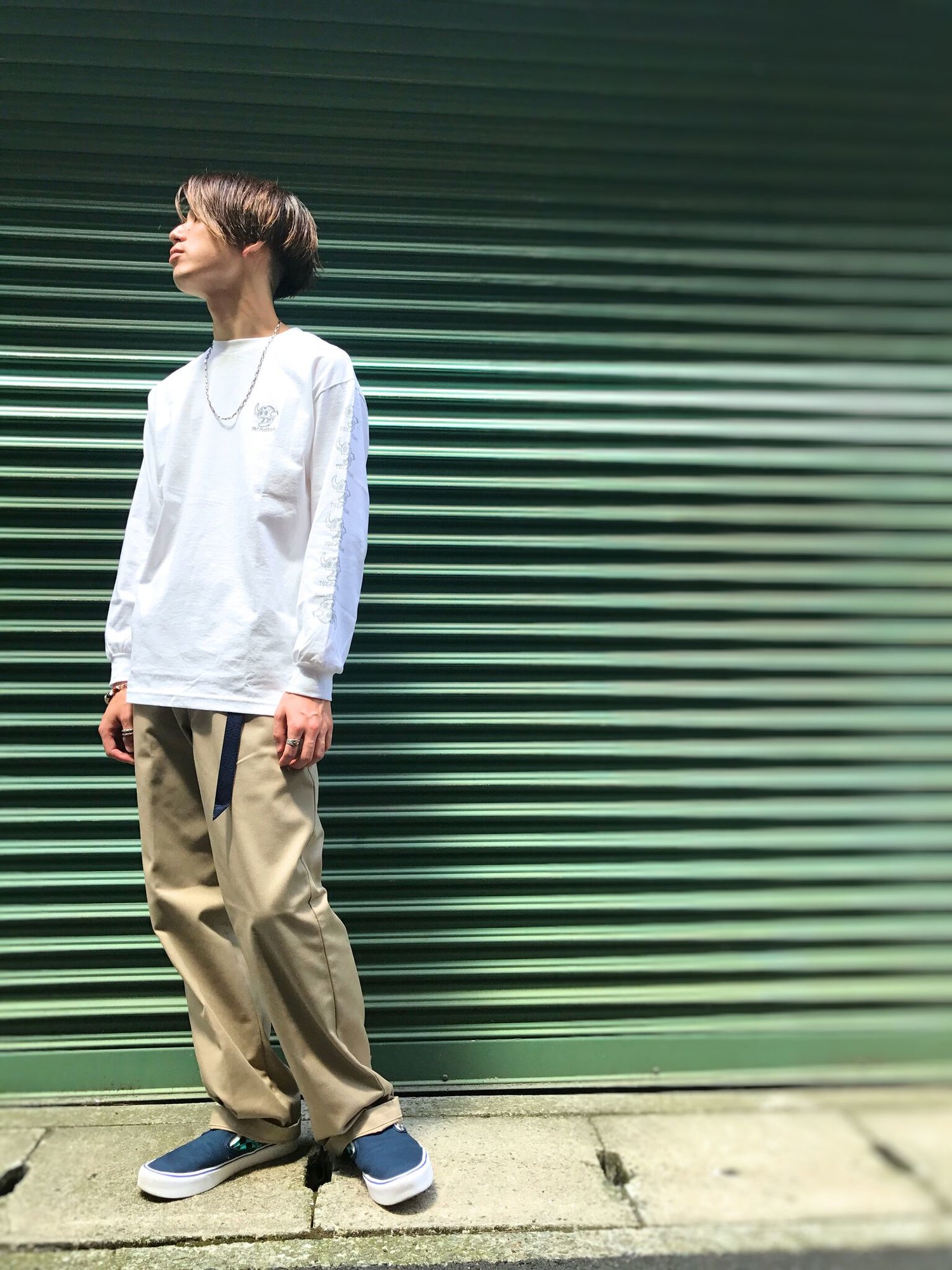 Toy machine Long Sleeve Tee / white | FLATBUSH（フラットブッシュ）公式オンラインサイト