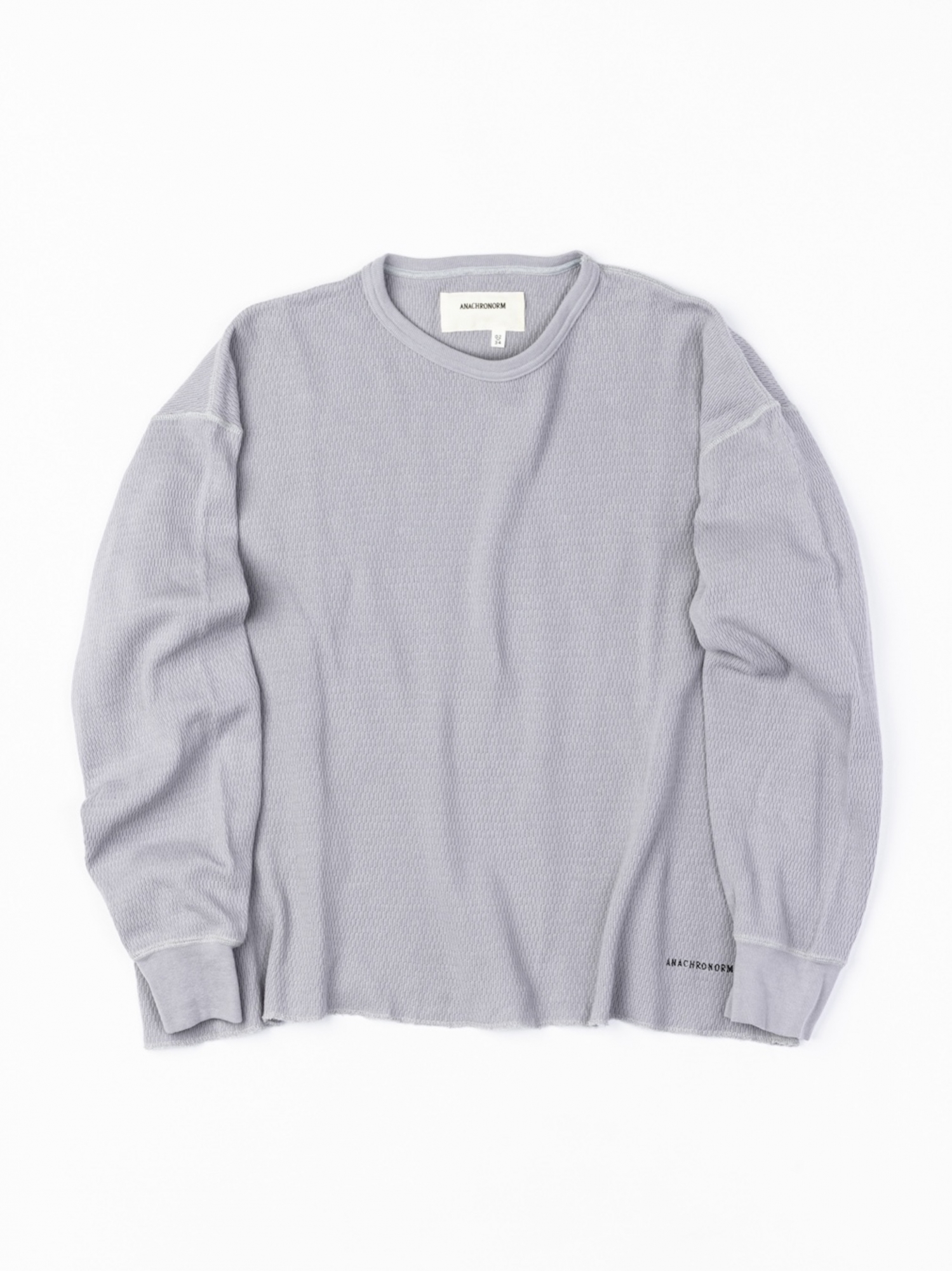 ANACHRONORM HEAVY THERMAL L/S T-S / Heather gray | FLATBUSH（フラットブッシュ）公式オンラインサイト