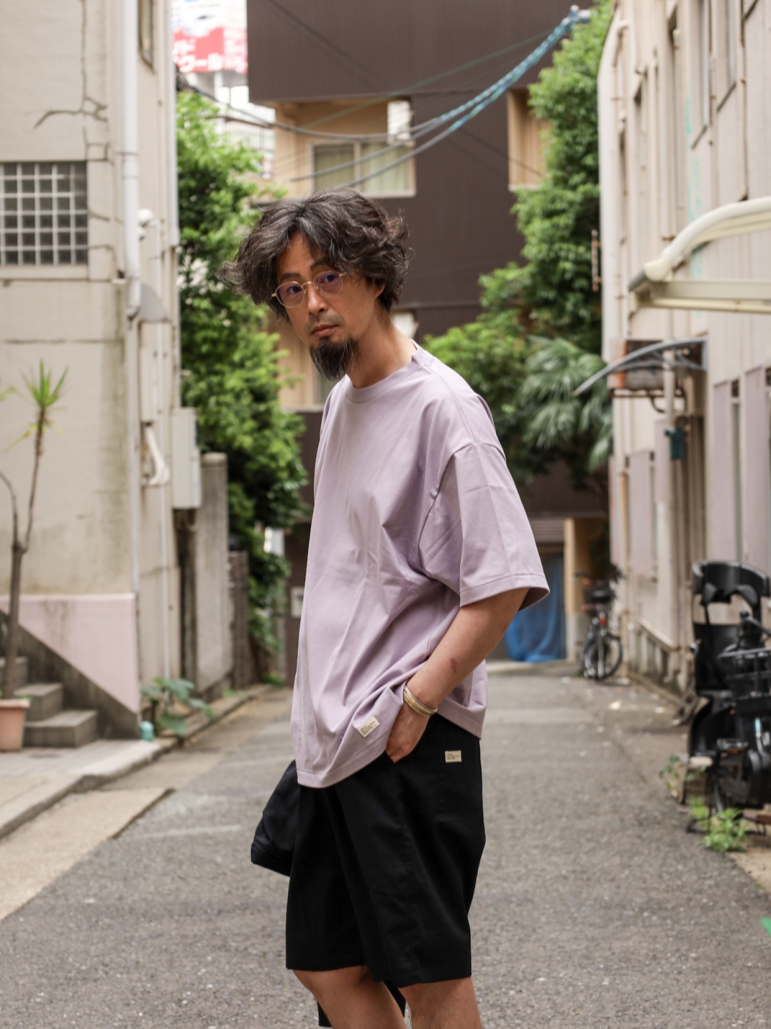organicsta ORGANIC COTTON CHILL POCKET TEE / Lavender | FLATBUSH（フラット ...