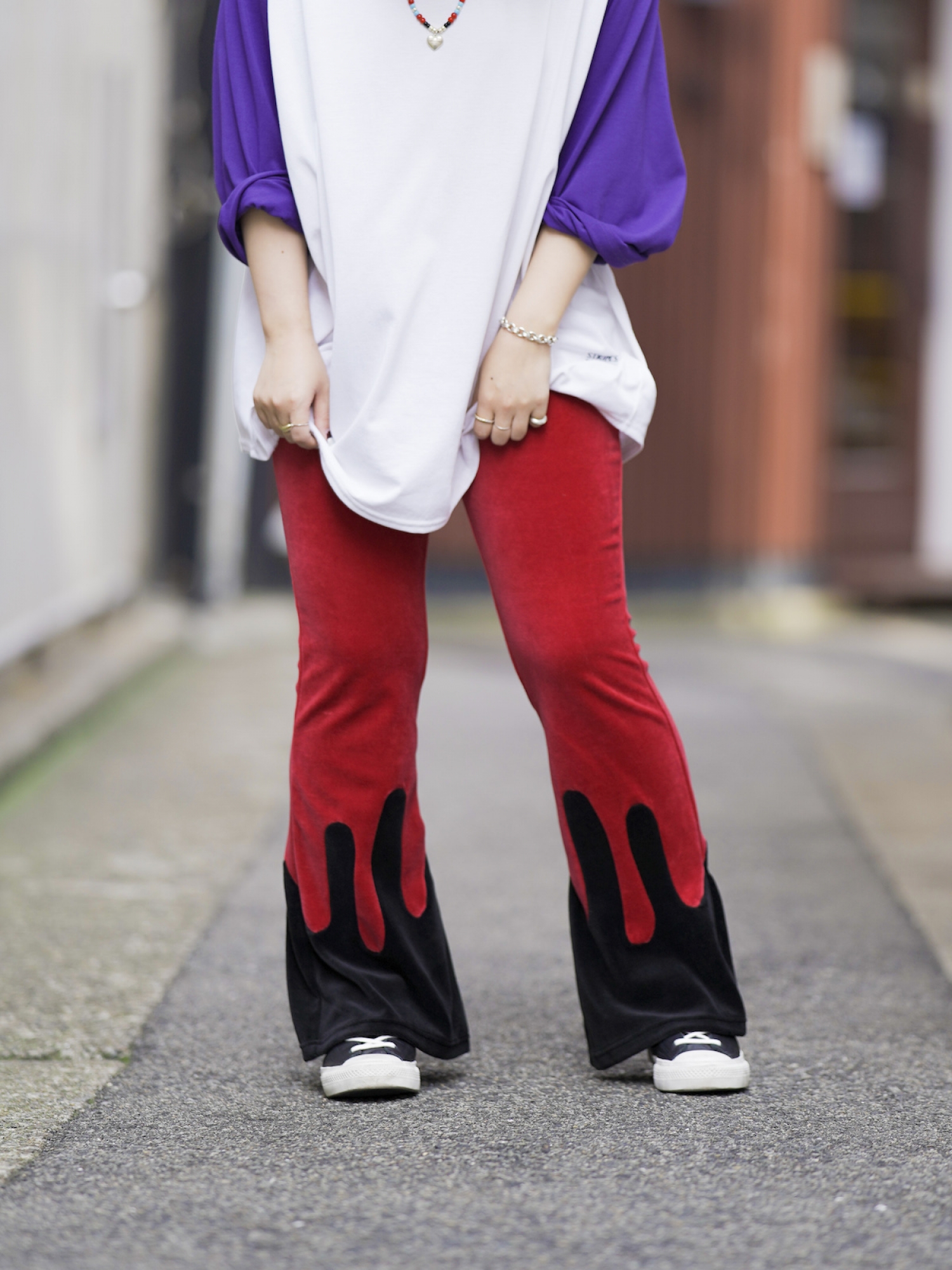 AMBERGLEAM VELOR PILE BELL BOTTOMS / 3colors | FLATBUSH（フラットブッシュ）公式オンラインサイト