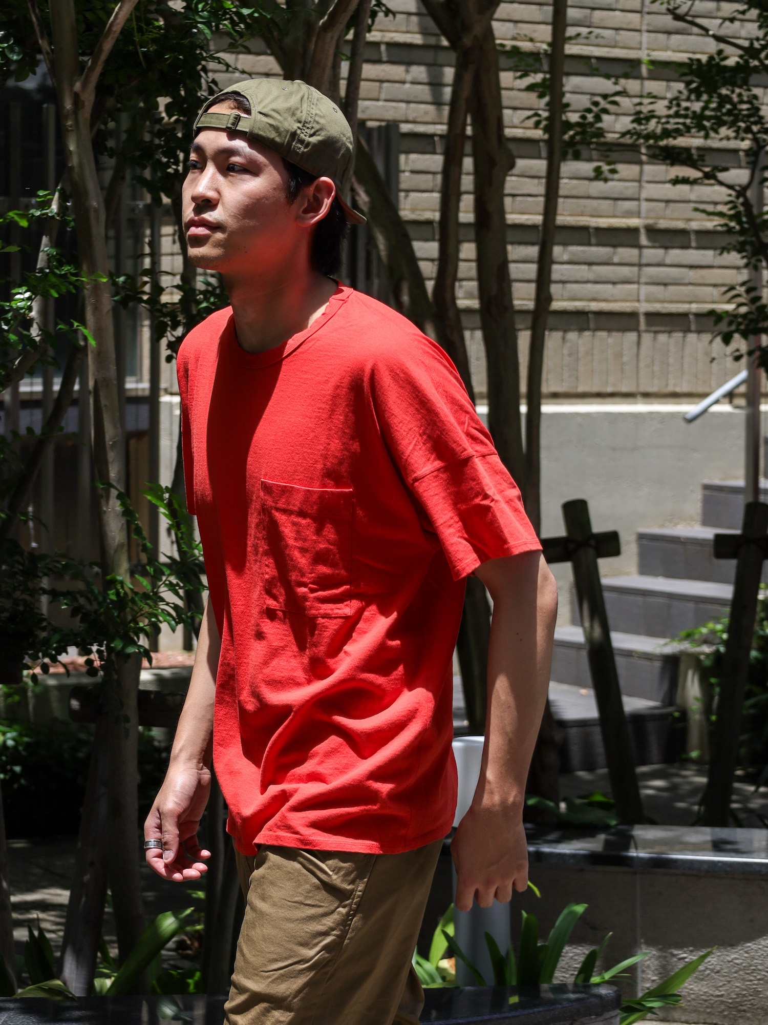 remilla ハングポケットTee / オレンジ | FLATBUSH（フラットブッシュ）公式オンラインサイト