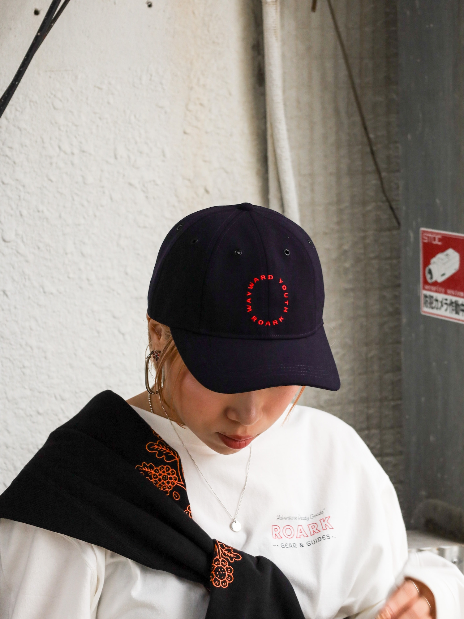 ROARK REVIVAL "WAYWARD YOUTH" WOOLY 8 PANEL CAP-MID HEIGHT / Navy ...