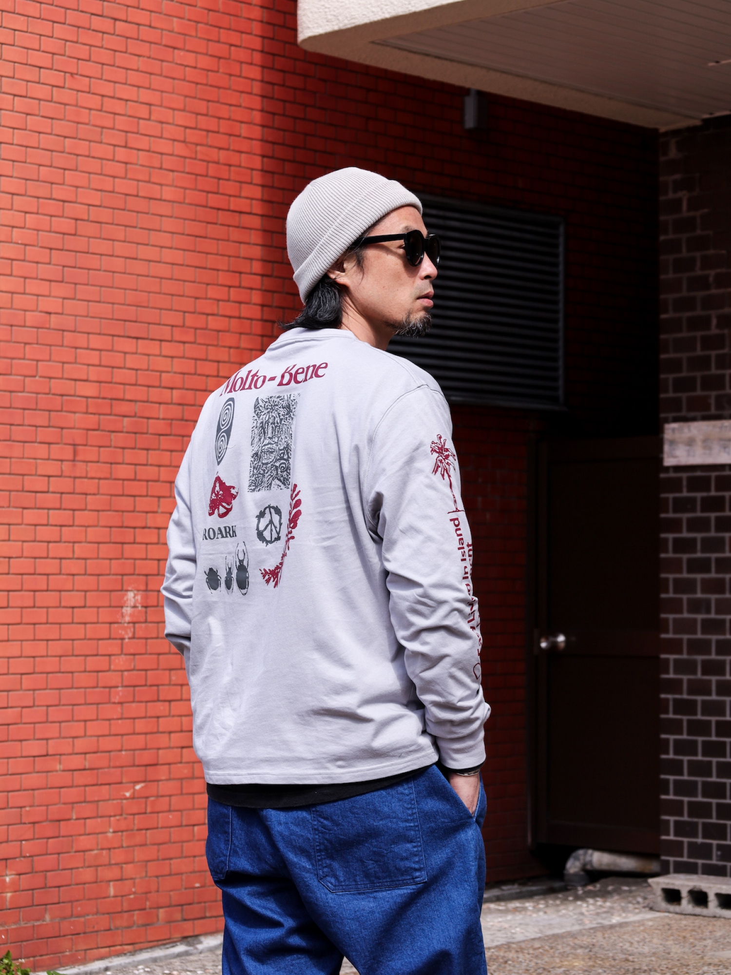 ROARK REVIVAL "ARTIFACTS OF ADVENTURE" L/S TEE / Dusty lilac | FLATBUSH ...
